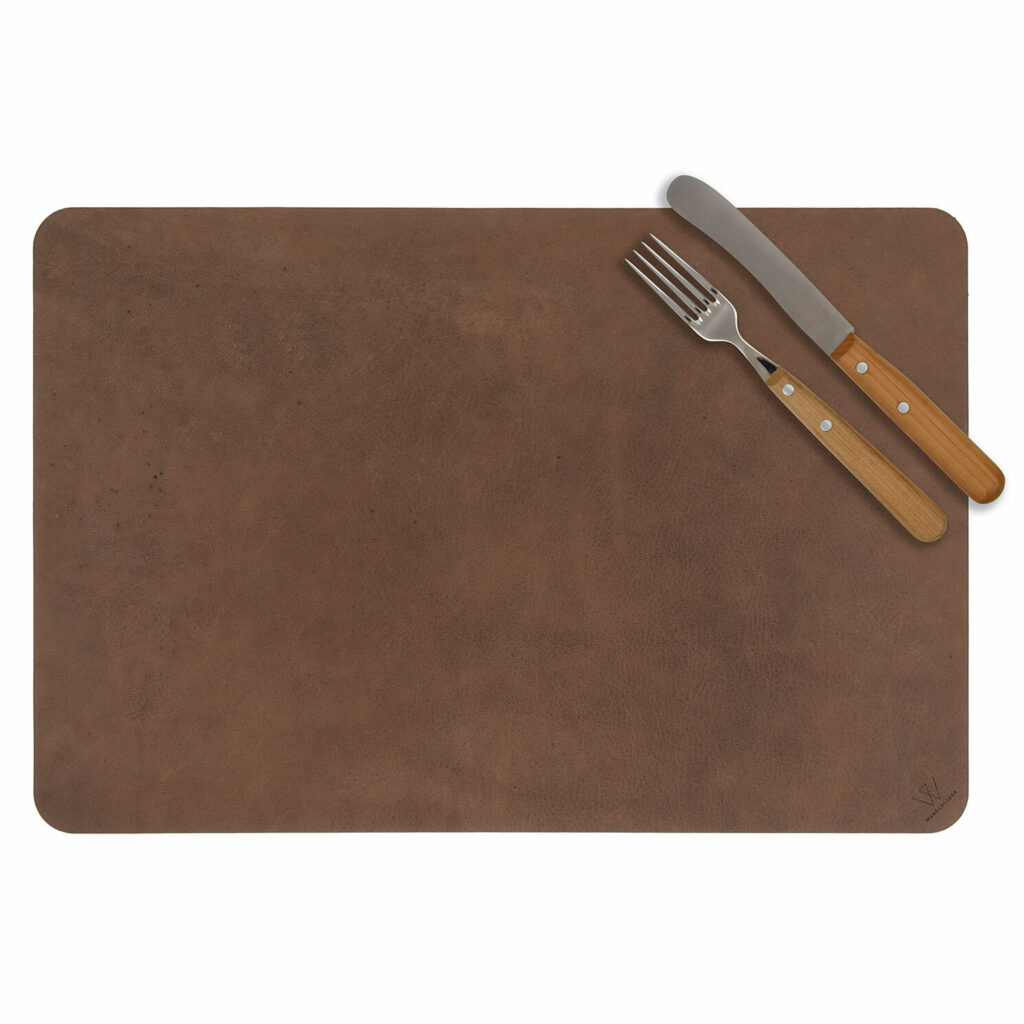 Wunderschone Tischset Leder Depot Bild