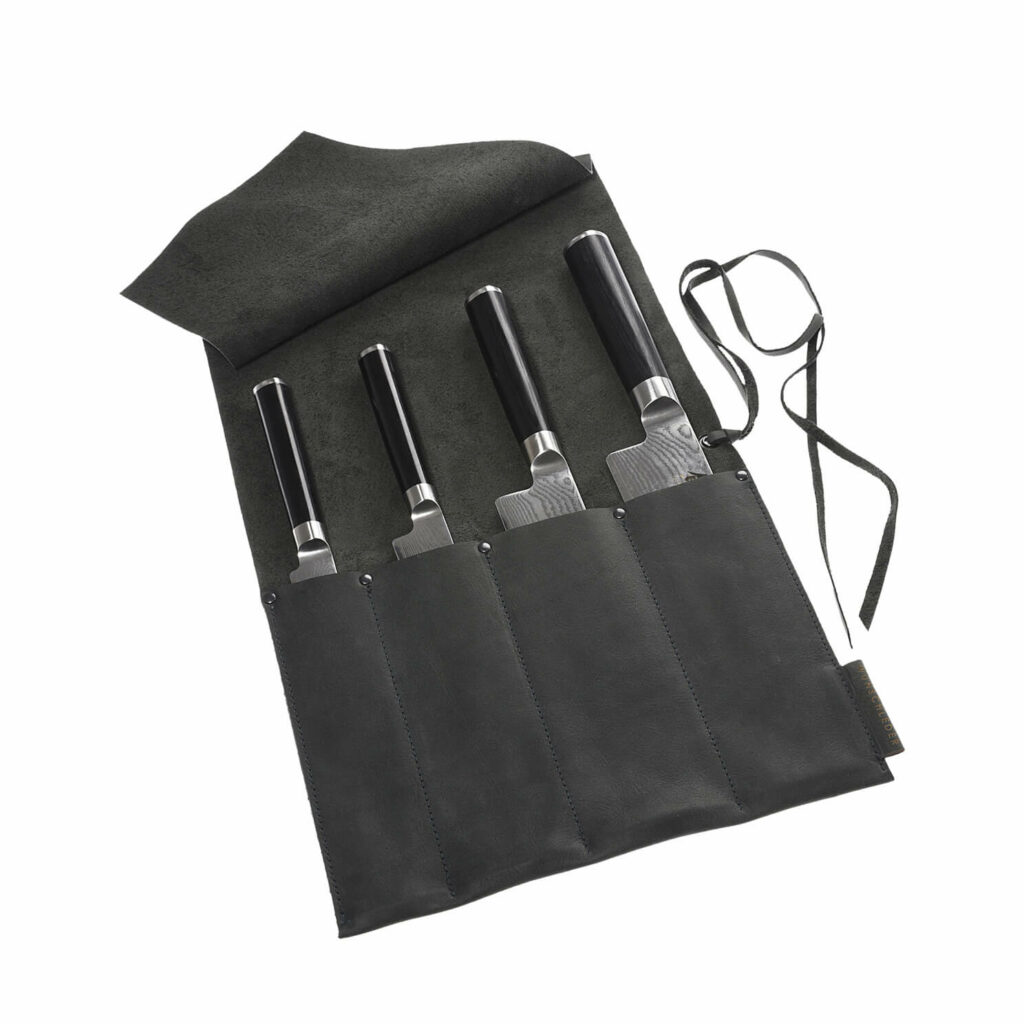 Messertaschen & Rolltaschen für Kochmesser - Wunschleder